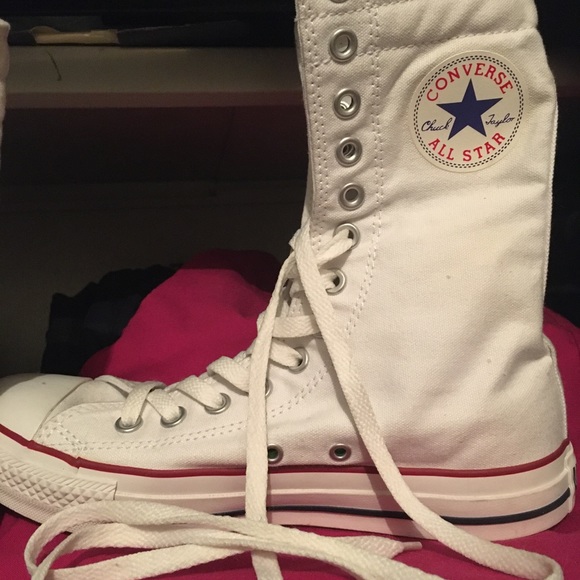 Converse | Shoes | Converse Chuck Taylor Knee High Sneakers Size 8 ...